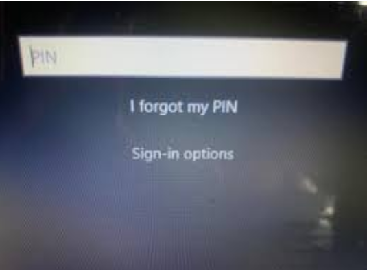 Can't enter pin | Microsoft Community Hub