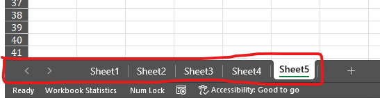 Suggestion for Improving Sheet Tab Visibility in Excel | Microsoft ...
