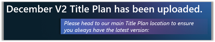 December 2024 V2 Title Plan now available! | Microsoft Community Hub