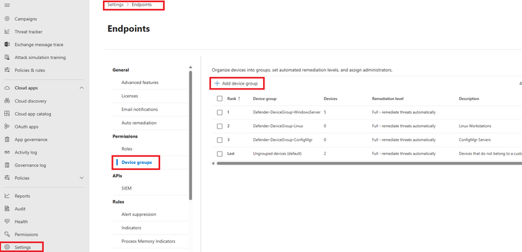 How can I create an exception for a security recommendation for a ...