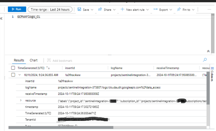 Creating a Custom Sentinel GCP WAF /Load balancer Data Connector | Microsoft Community Hub