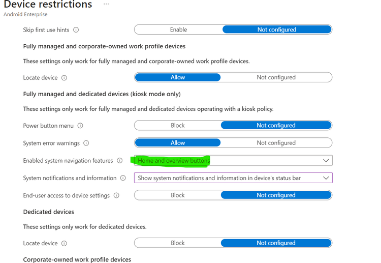 Intune - Multi-App Kiosk Mode Android - Managed Home Screen - How to Toggle Between Open Apps ...