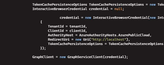 Is there a way to create new App with Graph C#, as admin, without ...
