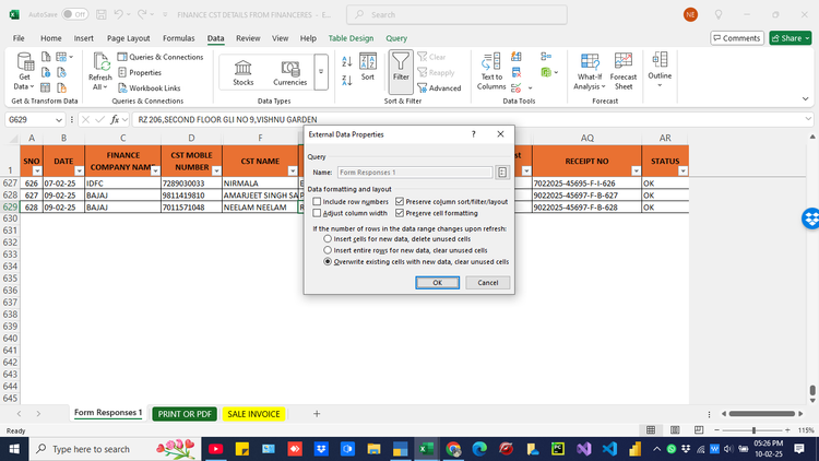 Overwrite Existing Cells With New Data Get Deselected Microsoft Community Hub 