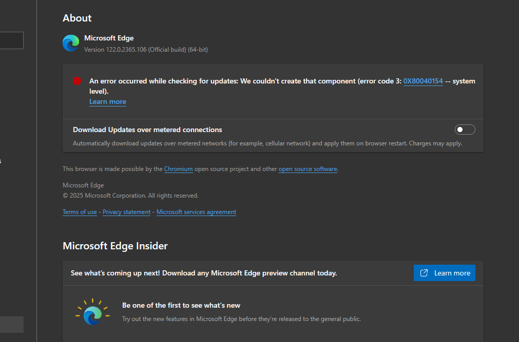 I just freshly install Win11, 24H2. but Edges is acting weird, I can't ...