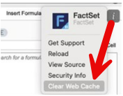 Add 'Clear Web Cache' menu item to Office JS add-in Task Pane installed ...