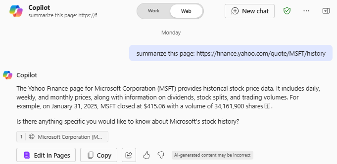 Microsoft 365 Copilot for Stock Technical Analysis | Microsoft Community Hub