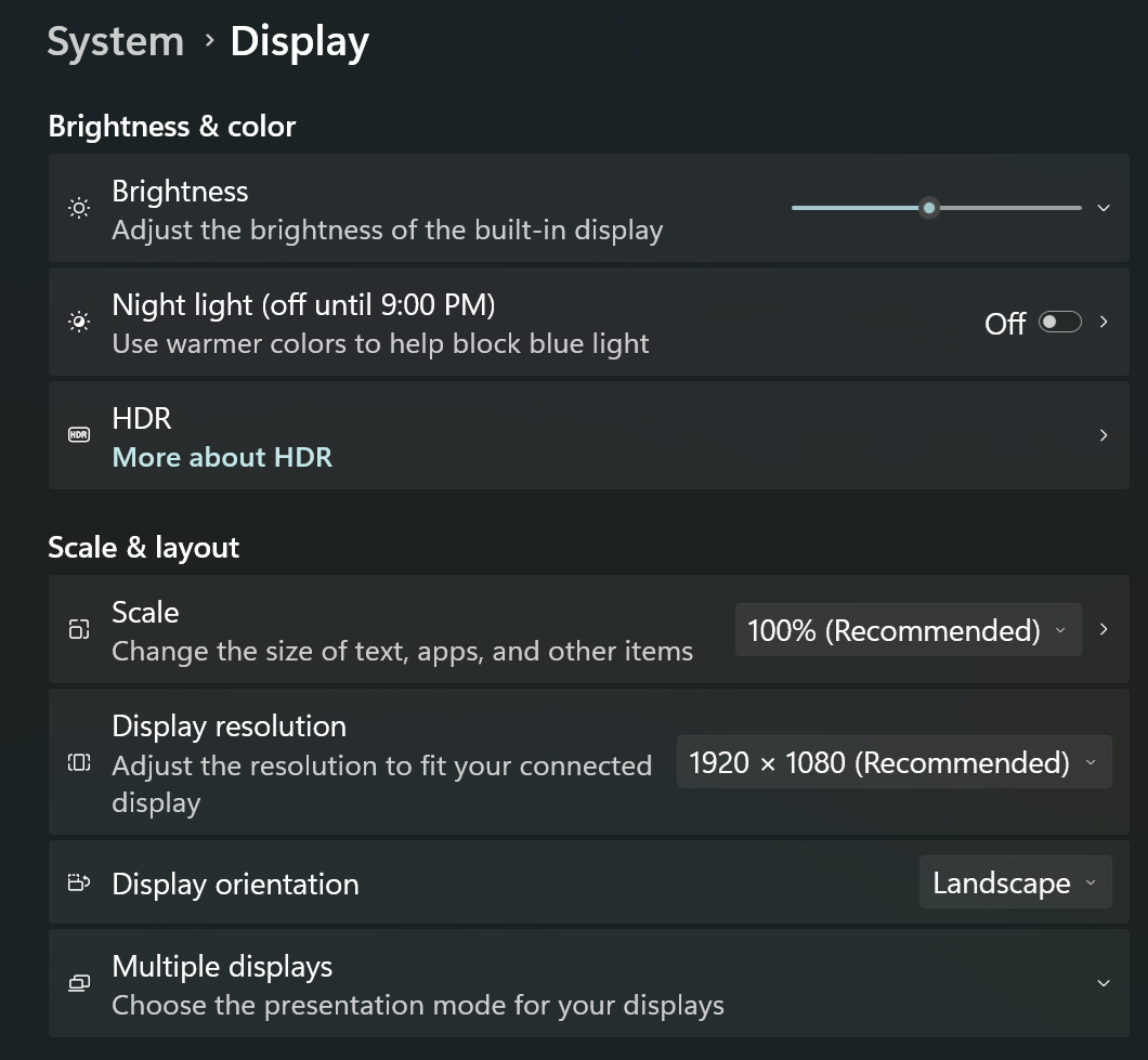 Display is stuck at 175% and cannot reset | Microsoft Community Hub