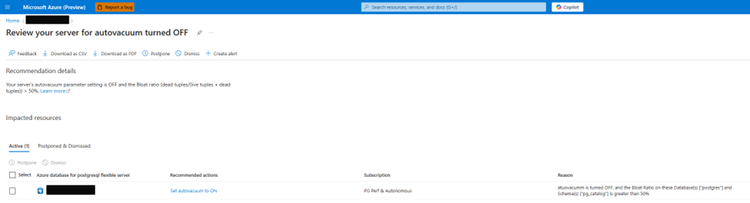Boost Your Postgres Server On Azure With Enhanced Azure Advisor