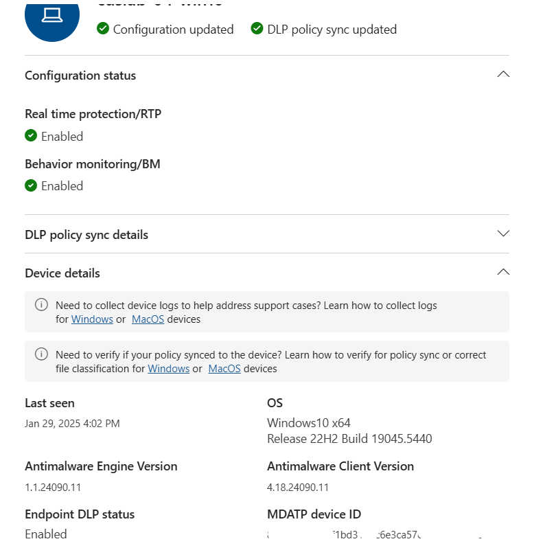 Purview DLP Policy Not Triggering Alerts Despite Being Enabled on Devices | Microsoft Community Hub