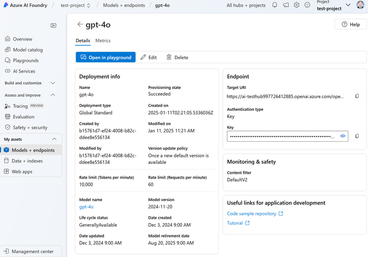 Building a Basic Chatbot with Azure OpenAI