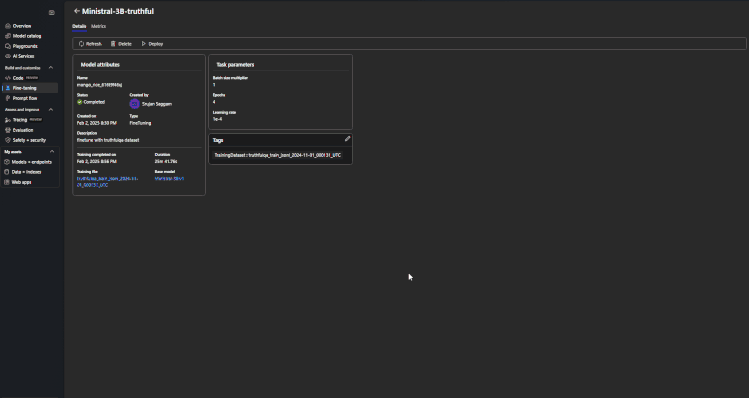 Fine Tune Mistral Models on Azure AI Foundry - Argon Systems