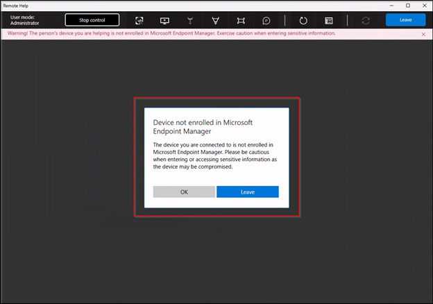 Supporting Users with Remote Help on Personal Devices: Unenrolled ...