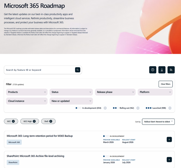 February 2025 - Microsoft 365 US Public Sector Roadmap Newsletter ...