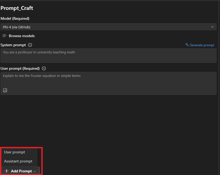 Prompt Engineering Simplified: AI Toolkit's Prompt Builder | Microsoft ...