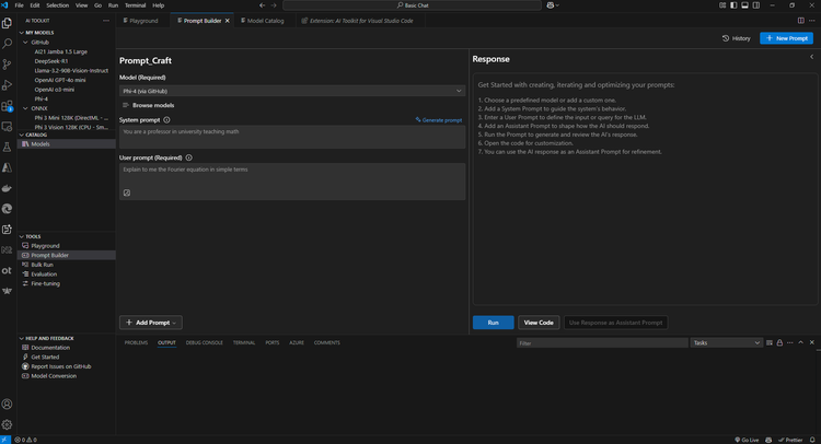 Prompt Engineering Simplified: AI Toolkit's Prompt Builder | Microsoft Community Hub