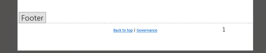 Formatting and Using Footer in Word | Microsoft Community Hub