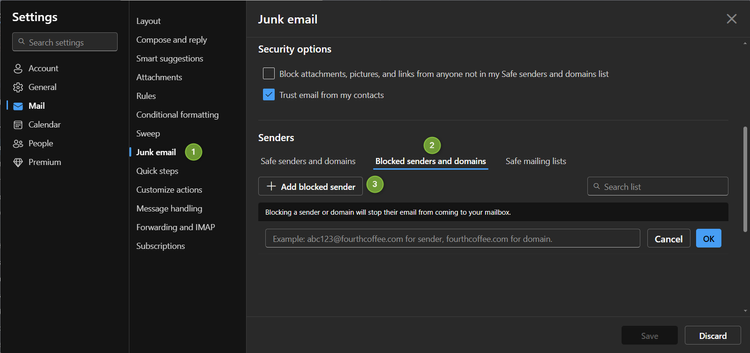 Still receiving emails from blocked domain | Microsoft Community Hub