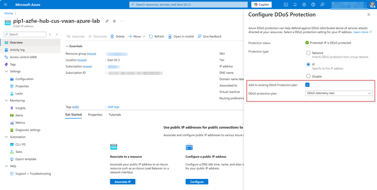 Protecting the Public IPs of Secured Virtual Hub Azure Firewalls ...