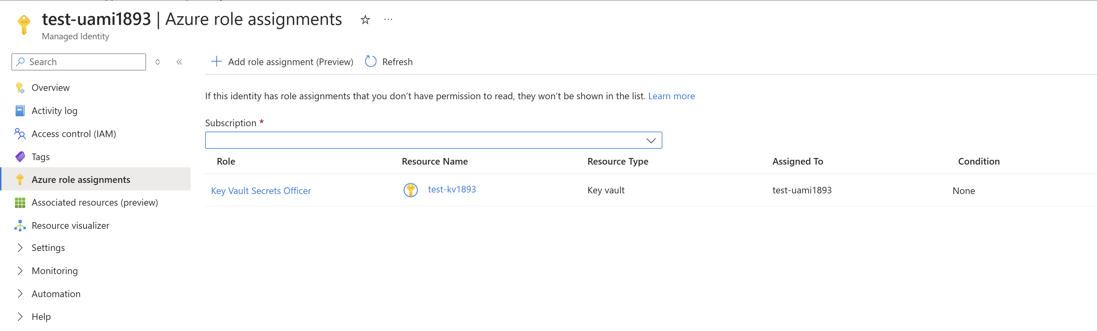 Storing Azure Function Keys In Key Vault Using User Assigned Managed Identity Microsoft