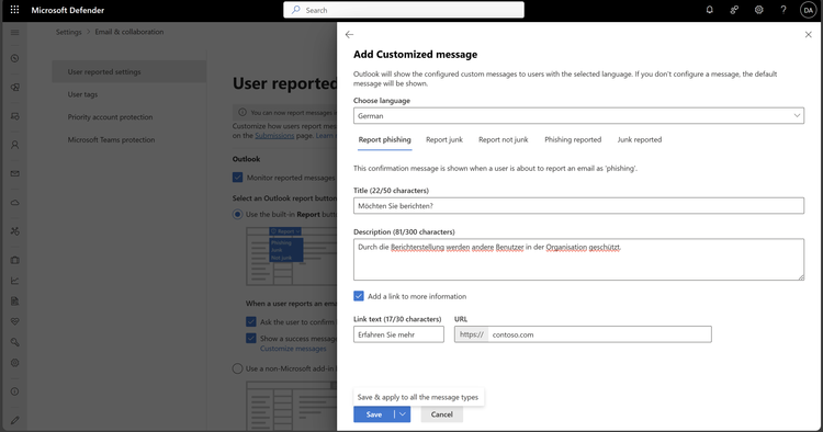 Built-in report button is available in Microsoft Outlook across ...