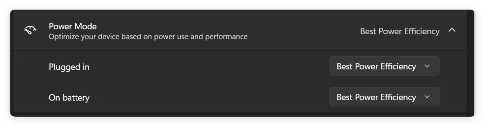 Power mode via command line? | Microsoft Community Hub