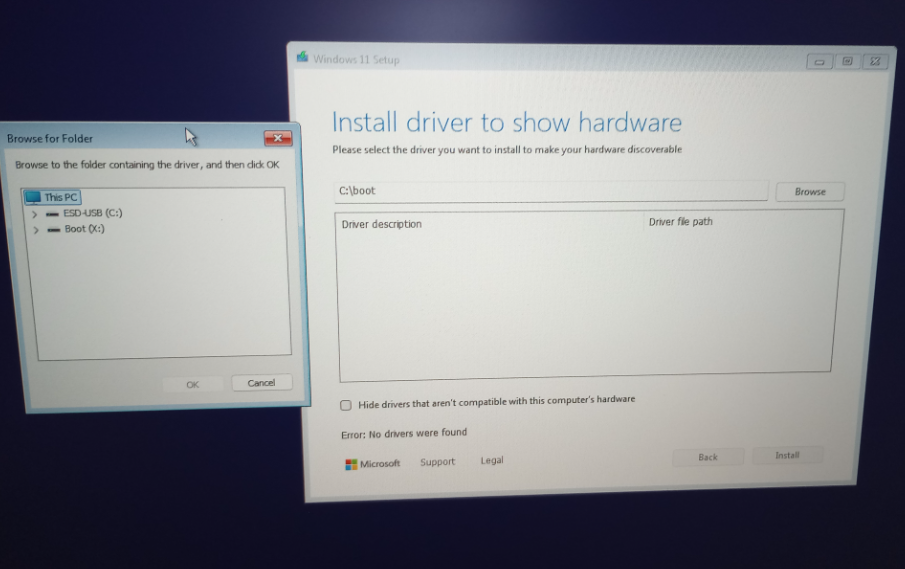 Install driver to show hardware | Microsoft Community Hub