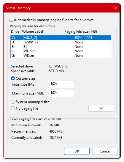 Check your page files for ones you didn't create... | Microsoft ...