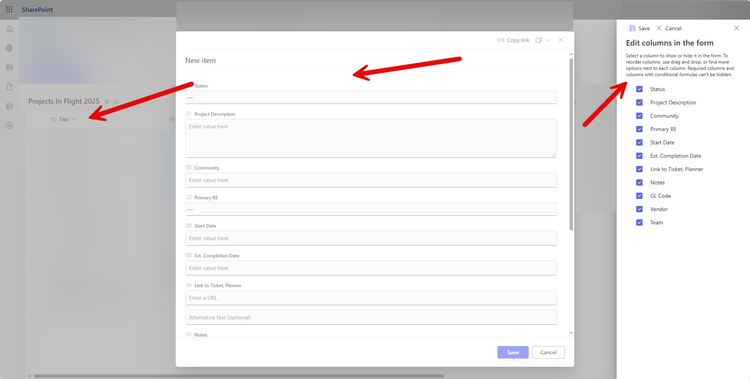SharePoint List Titles not showing | Microsoft Community Hub