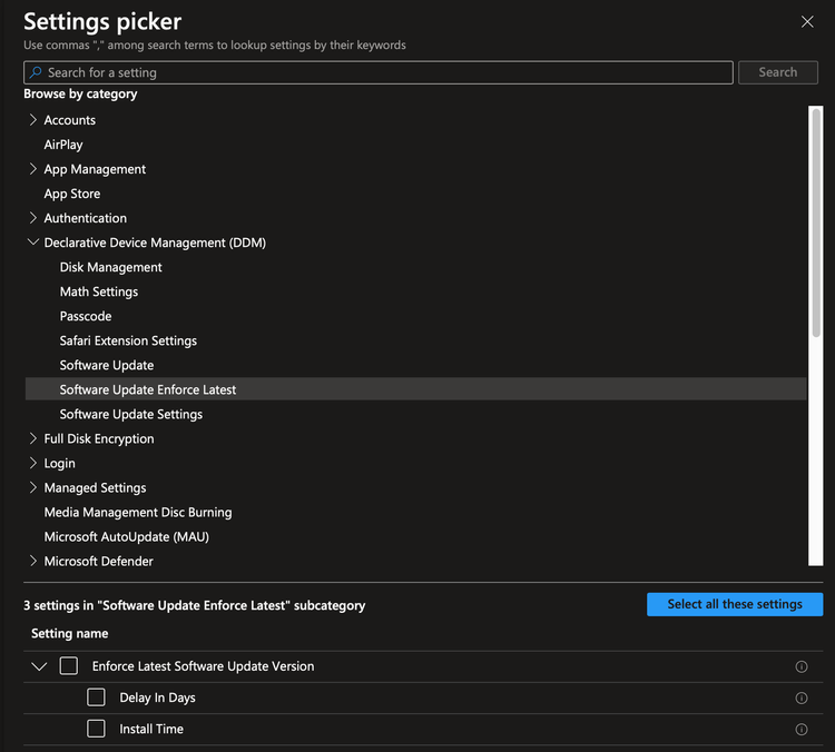macOS - Software Update Enforce Latest | Microsoft Community Hub