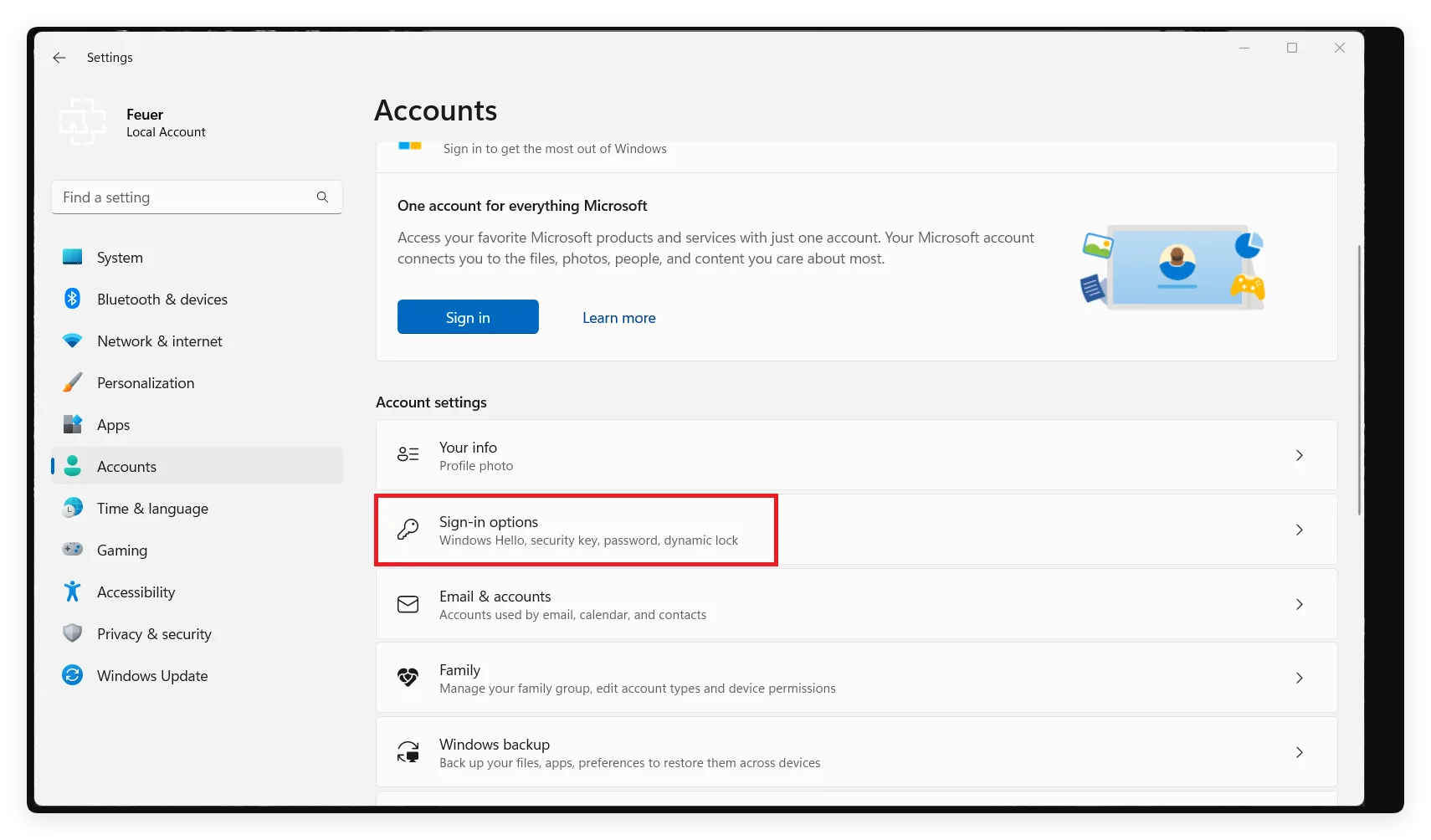 How can I disable Sign-in Options? | Microsoft Community Hub