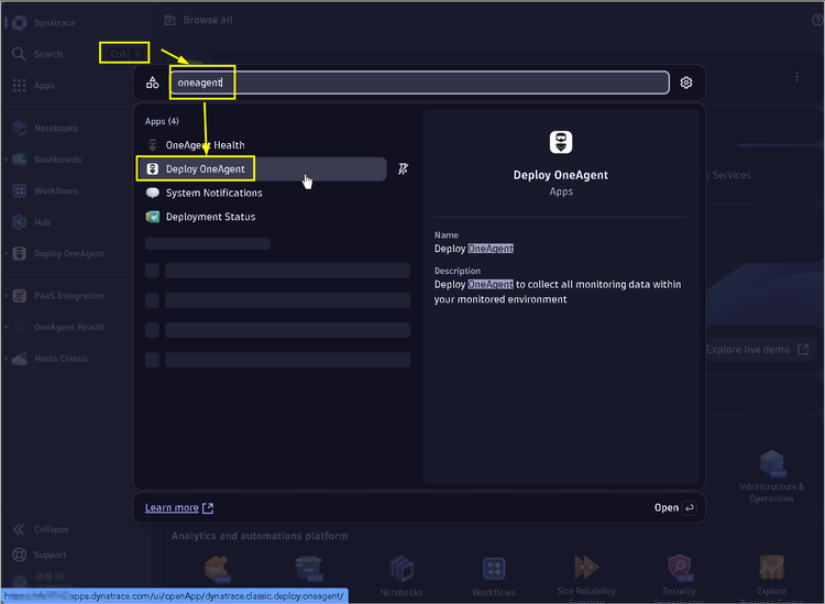 Deploy Dynatrace OneAgent on your Container Apps | Microsoft Community Hub