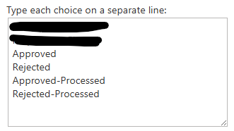 Restrict Choice column options for specific users | Microsoft Community Hub