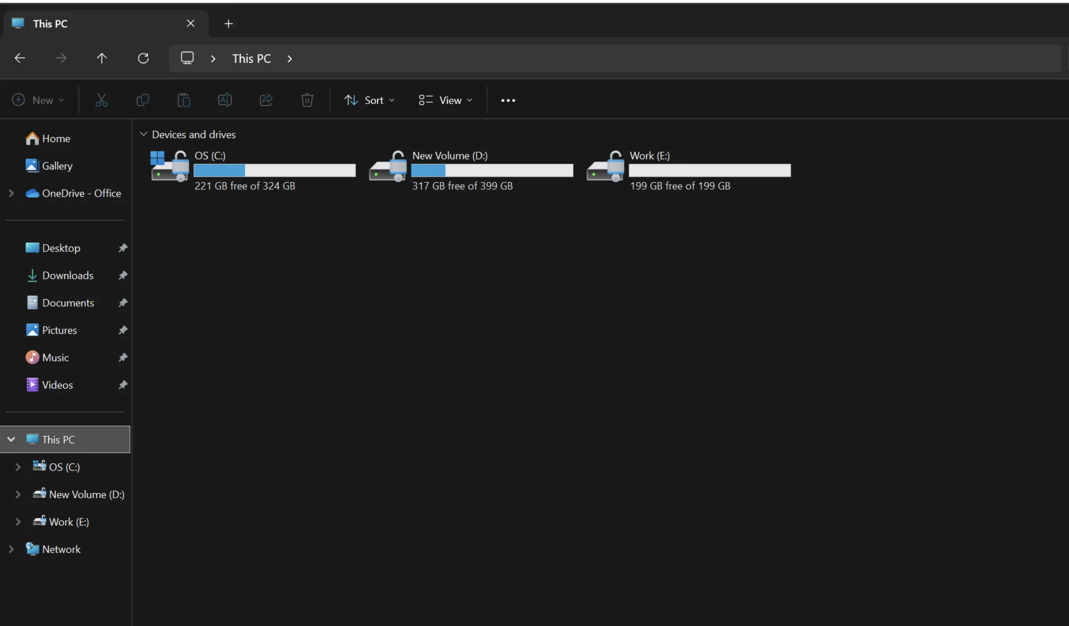 How can I add folders above Drive lint on my pc? | Microsoft Community Hub