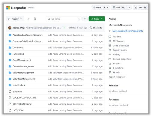 ANNOUNCEMENT: Microsoft for Nonprofits on GitHub | Microsoft Community Hub