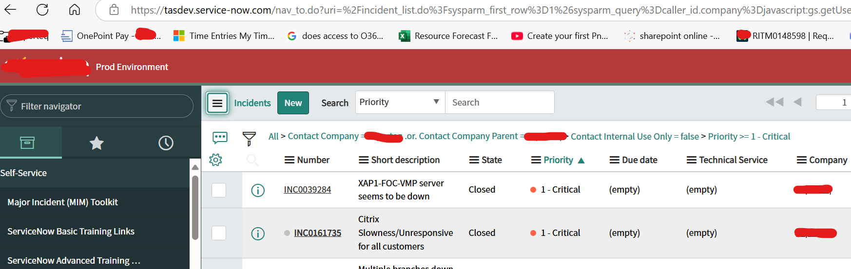 need help with getting a Servicenow Incidents list to show up in ...