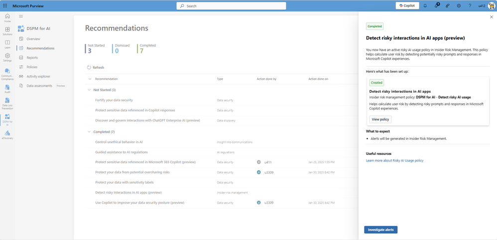 How to deploy Microsoft Purview DSPM for AI to secure your AI apps | Microsoft Community Hub