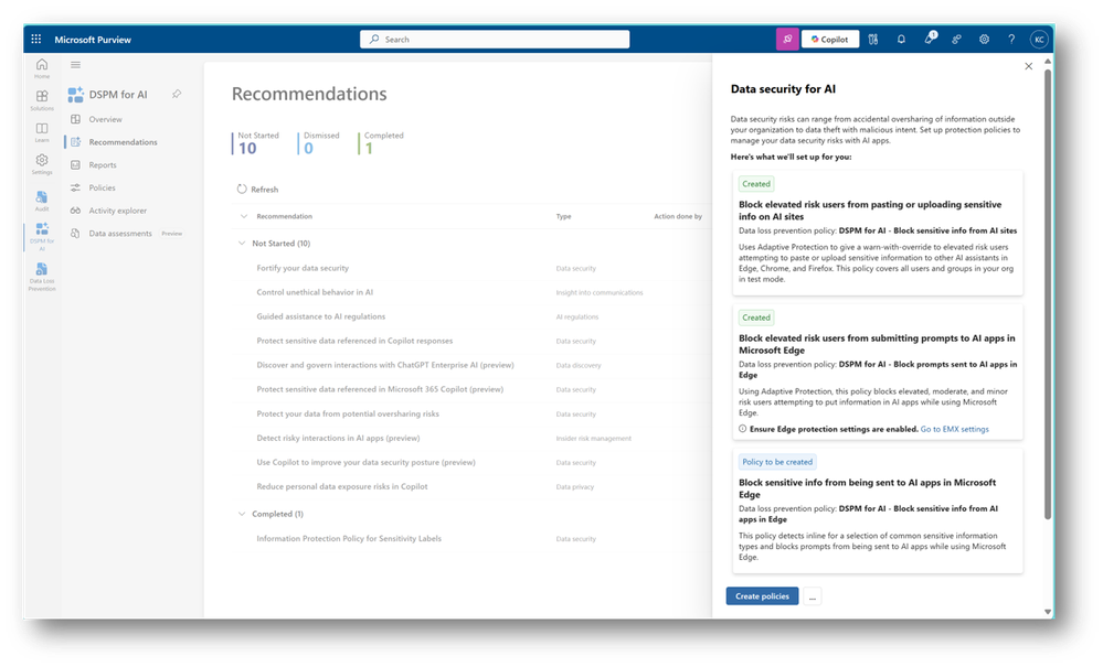 How To Deploy Microsoft Purview Dspm For Ai To Secure Your Ai Apps