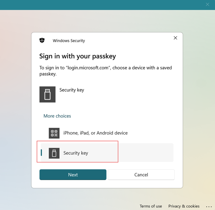 Passwordless Authentication with FIDO2 Security Key for Remote Desktop ...