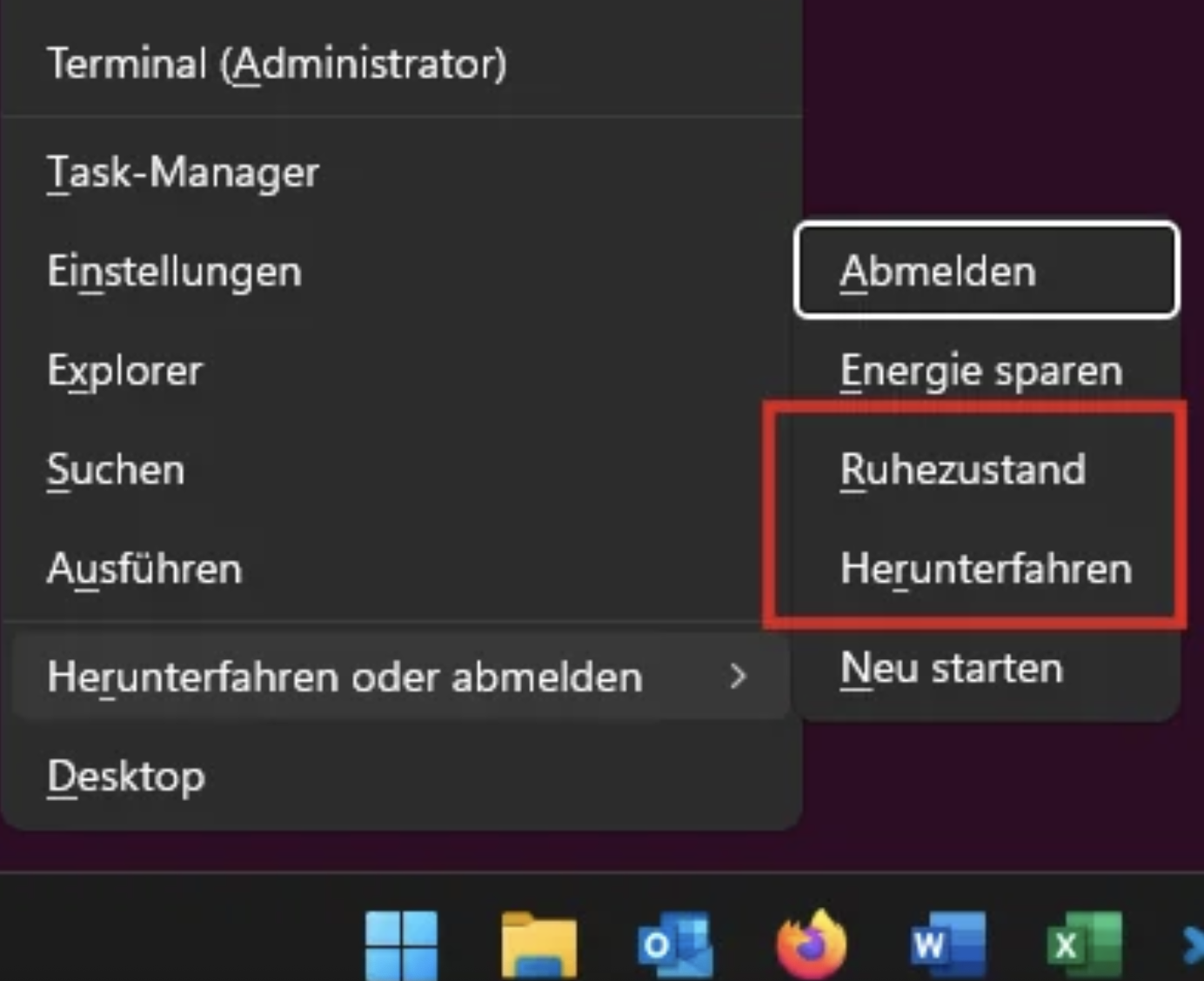 Ambiguous hotkey in "Windows X menu" | Microsoft Community Hub