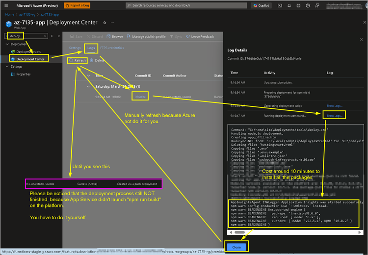 Superfast Installing Code Push Server in a Windows Web App | Microsoft Community Hub