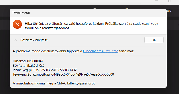 AVD connecton error | Microsoft Community Hub