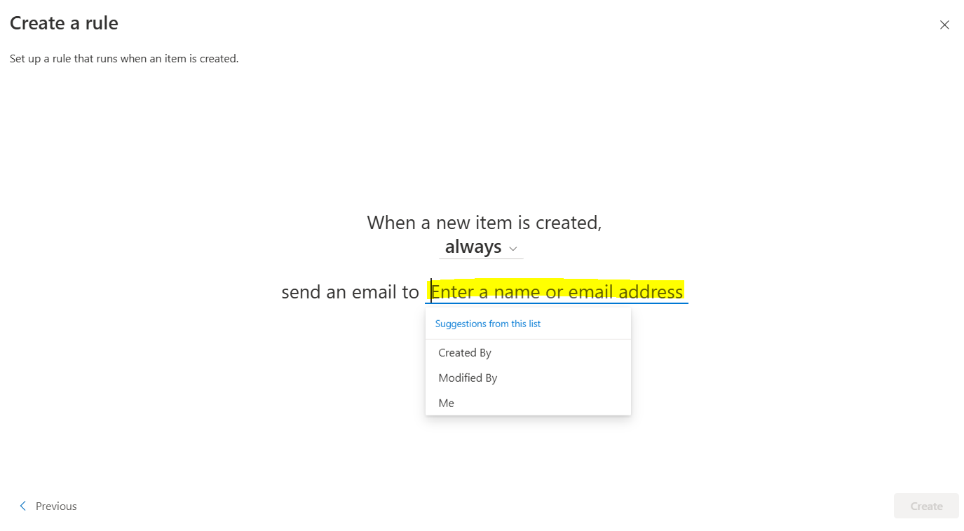 SharePoint List Rule to send email not allowing shared mailbox email address | Microsoft ...