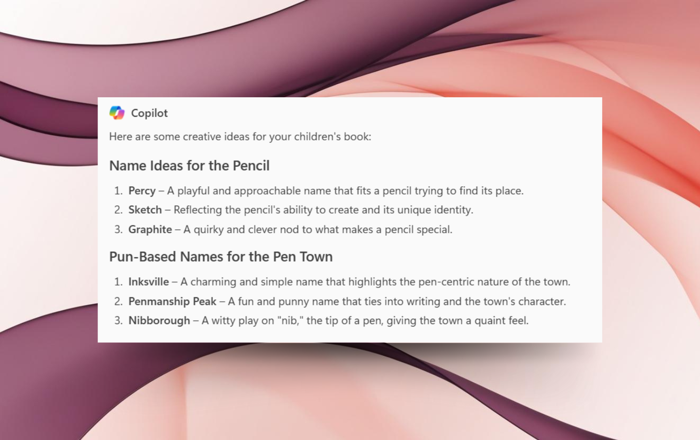 Say goodbye to writer’s block with Copilot