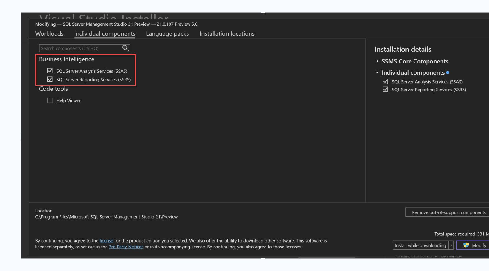 Announcing the release of SSMS 21 Preview 5 | Microsoft Community Hub