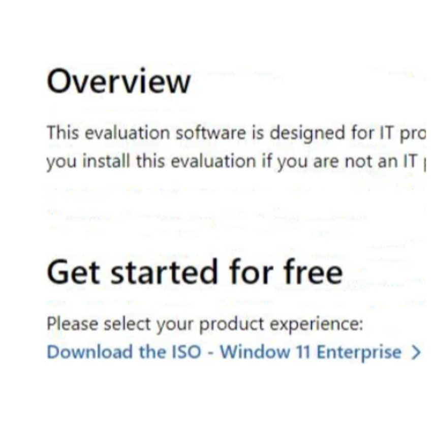Misspell Windows to Window on the Windows 11 Enterprise evaluation page | Microsoft Community Hub