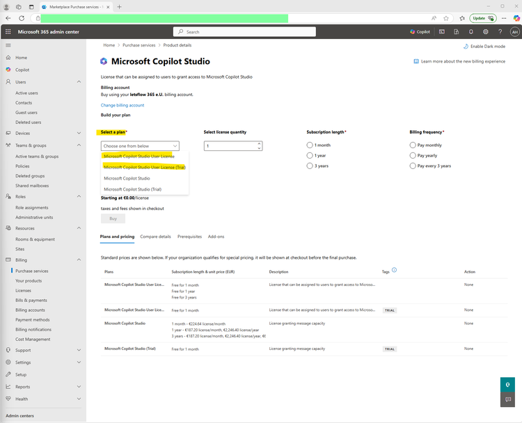 Copilot license for creating AI Agents for SharePoint & Copilot Studio | Microsoft Community Hub