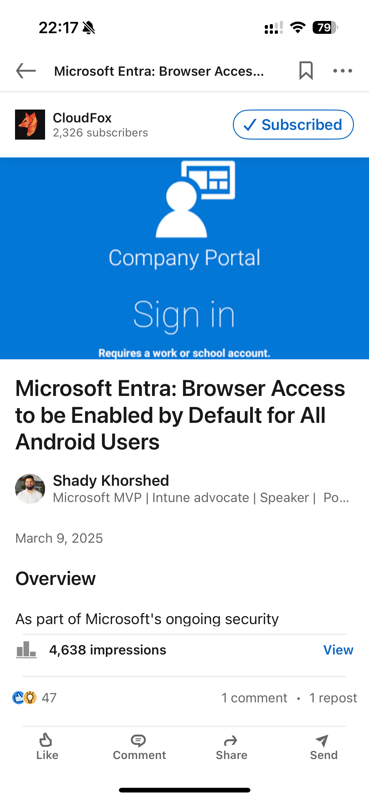 New Blog Post: Android: Browser Access to be Enabled by Default for All ...