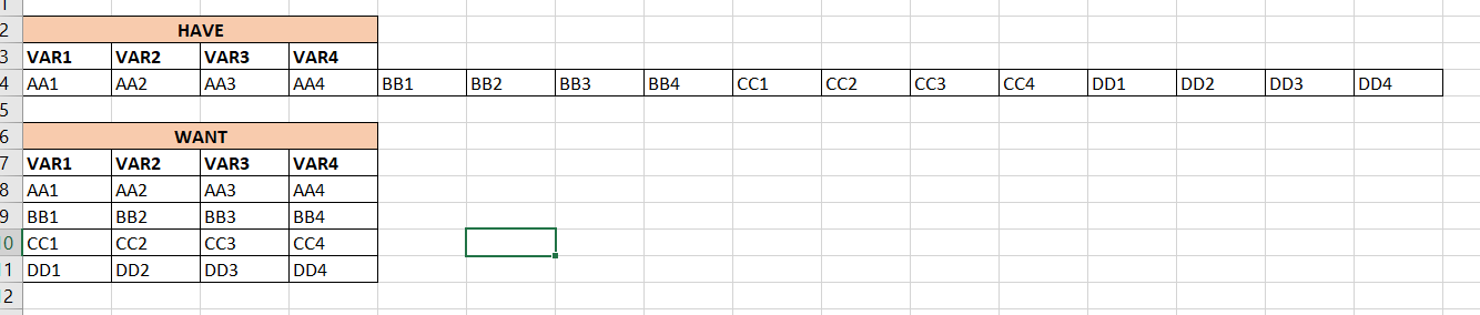 Copying data to sequential rows | Microsoft Community Hub