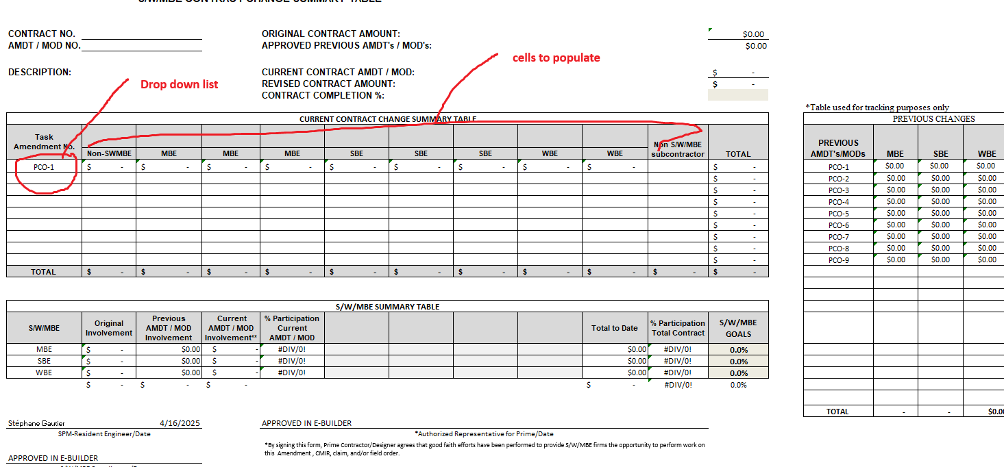 Populating data in a table from several cells in a different table on ...